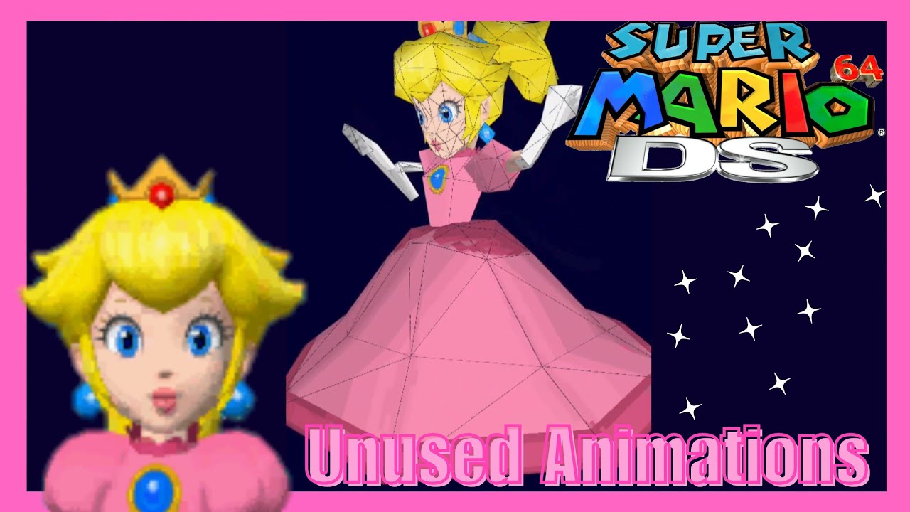 ️Super Mario 64 Ds - Unused Princess Peach Animations ️ - YouTube