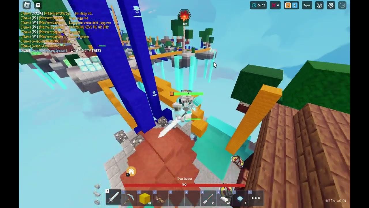 Epic Lyla Rankup Game to Platinum 2 | Roblox Bedwars - YouTube