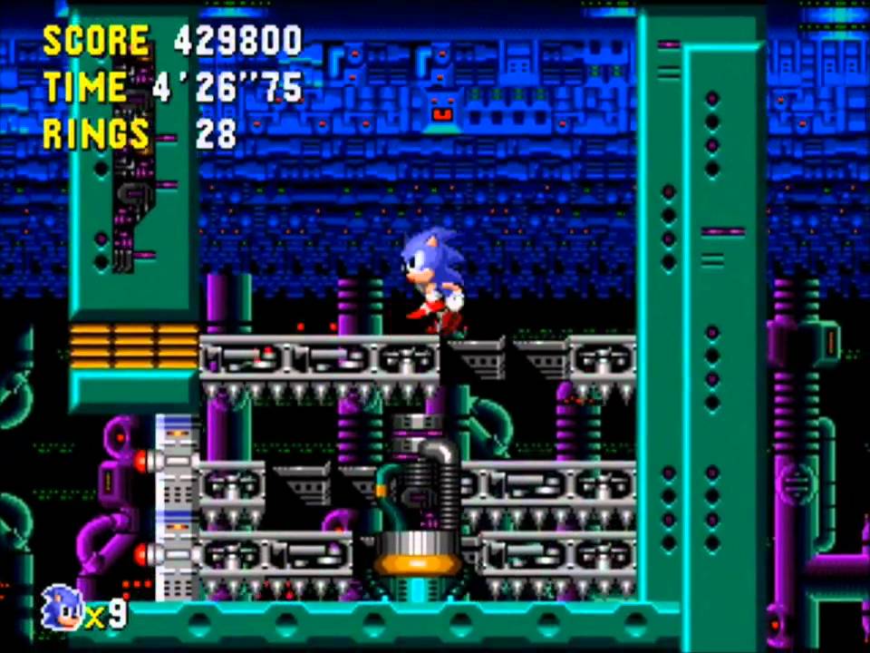 Sonic The Hedgehog CD HD Walkthrough: Metallic Madness (Good Future ...