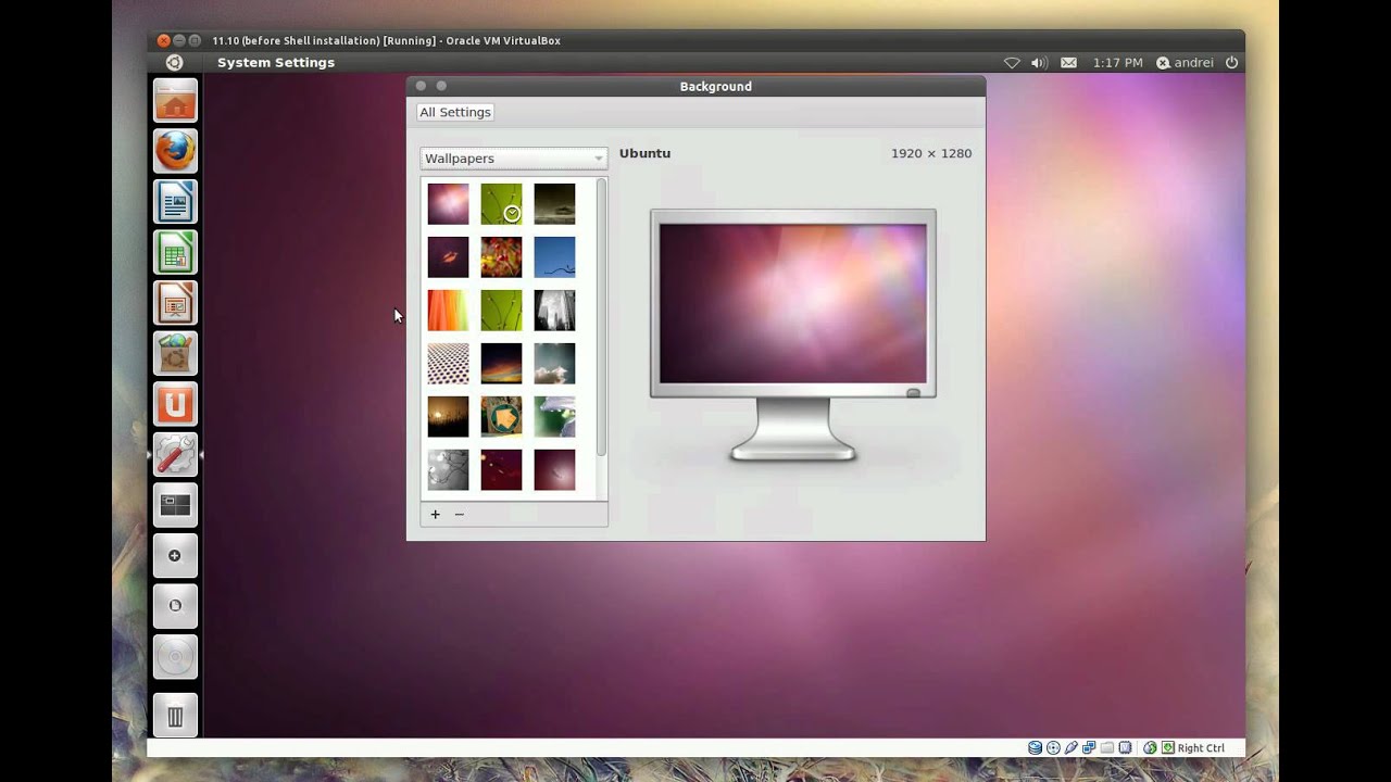 Ubuntu 11.10 Oneiric Ocelot Alpha 1 - YouTube