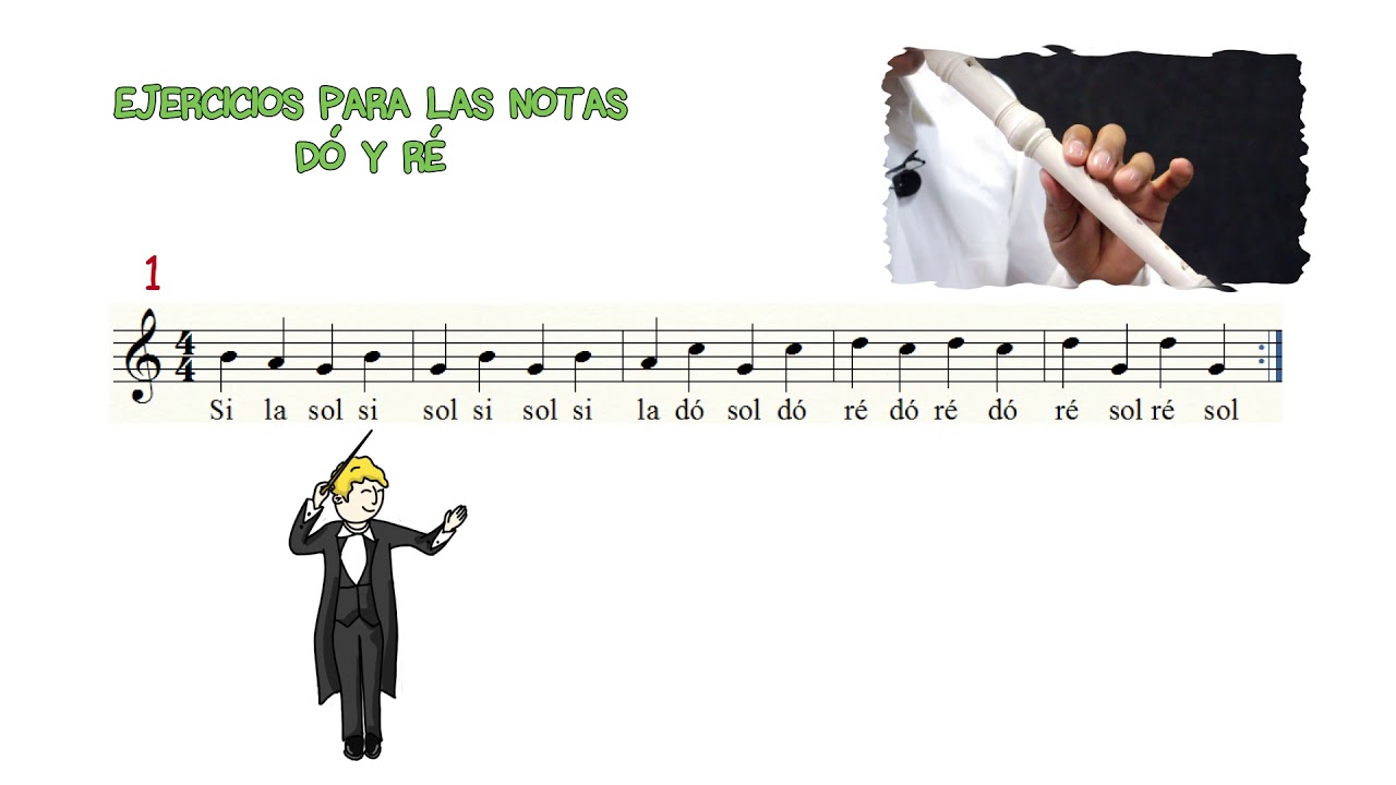 Clase # 17a y Ejercicios para las notas Dó y Ré - YouTube