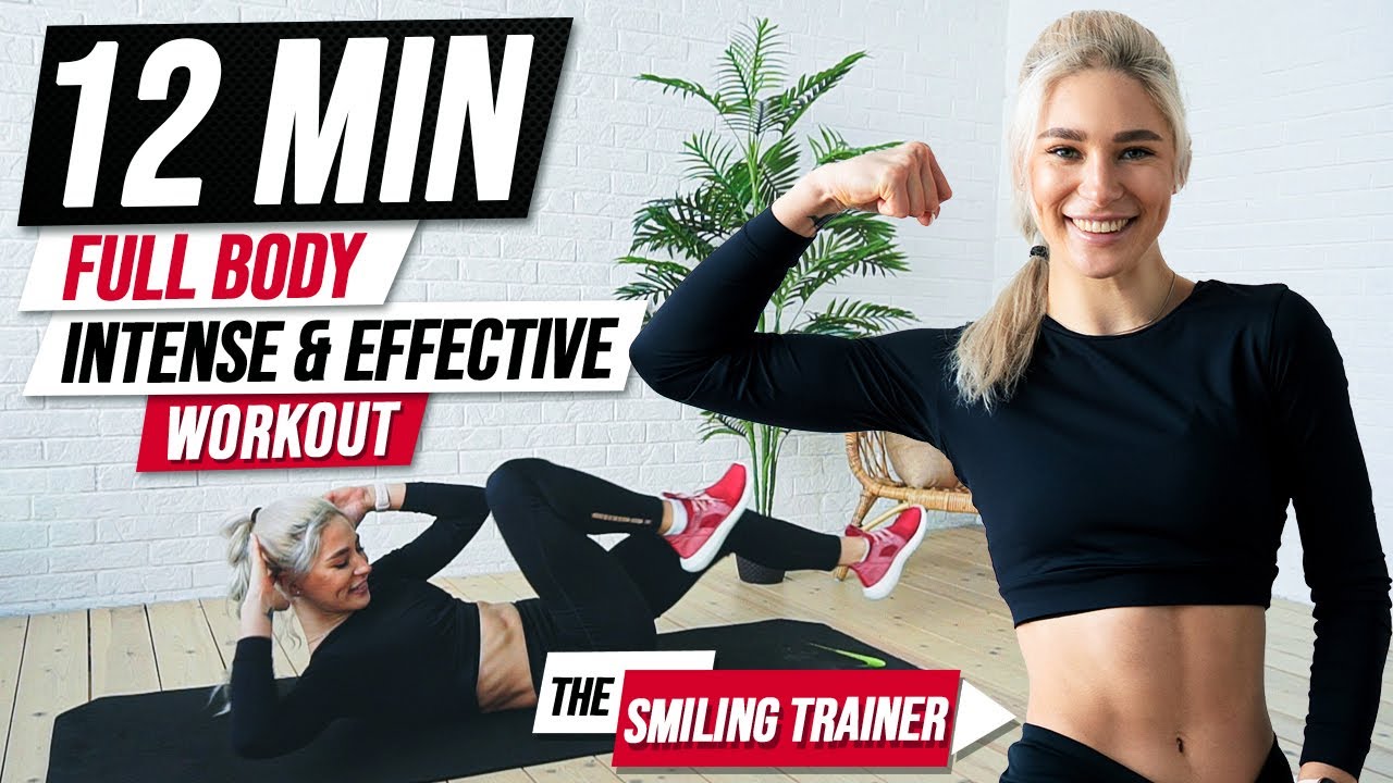 Quick and Effective Full Body Home Workout | 12 Min Quick Fit Fun ...