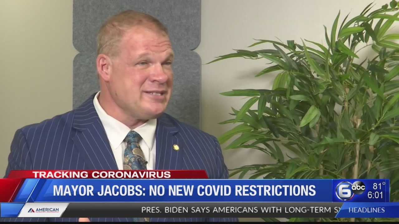 Mayor Jacobs: No new COVID restrictions - YouTube