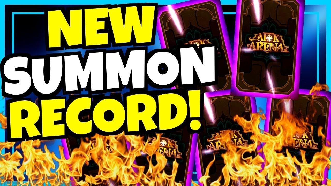 🔥ON FIRE🔥 BACK TO BACK SUMMON RECORD!!! [AFK ARENA] - YouTube