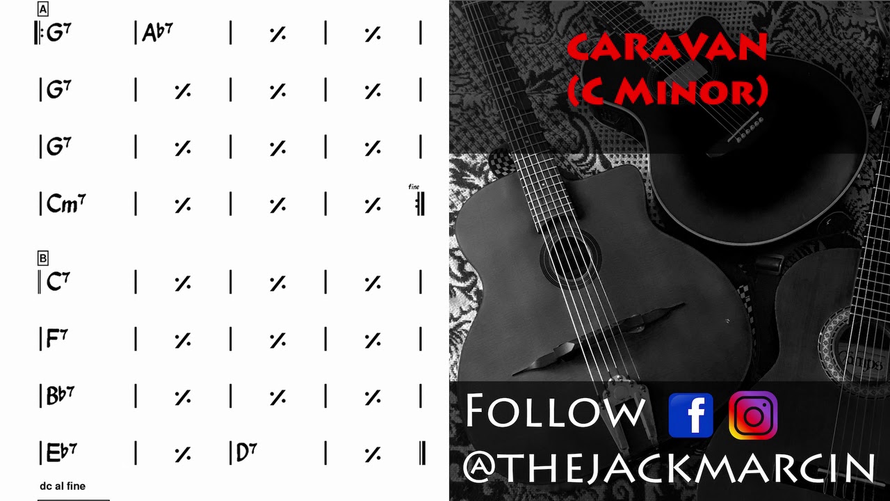 Caravan in C Minor - (210 BPM) - Backing Track - Duke Ellington - YouTube