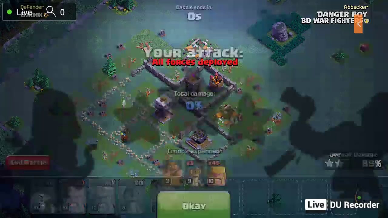 COC attacking and visiting your base - YouTube