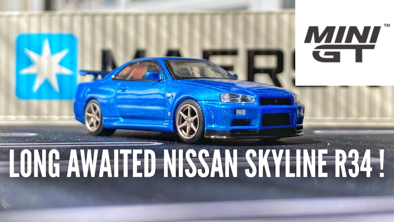 THE LONG AWAITED NISSAN SKYLINE R34 BY MINIGT - YouTube
