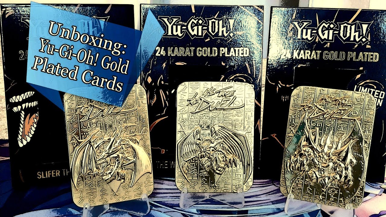 Unboxing: Yu-Gi-Oh! Gold Plated Cards - YouTube