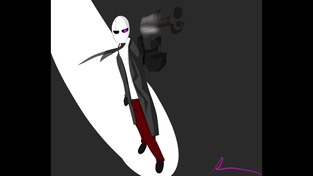 Mafiatale Gaster Speedpaint - YouTube