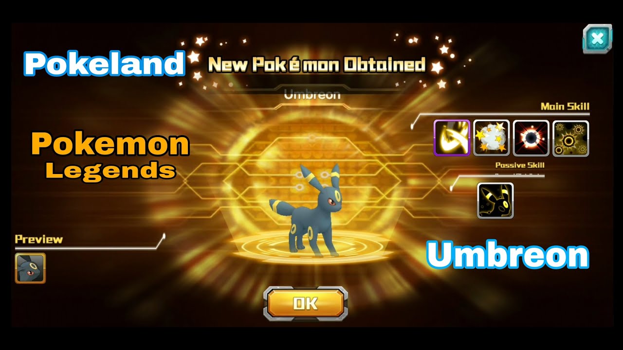Umbreon - Legendary Pokemon,Pokeland Legend || Adv. Capsul #pokemon # ...