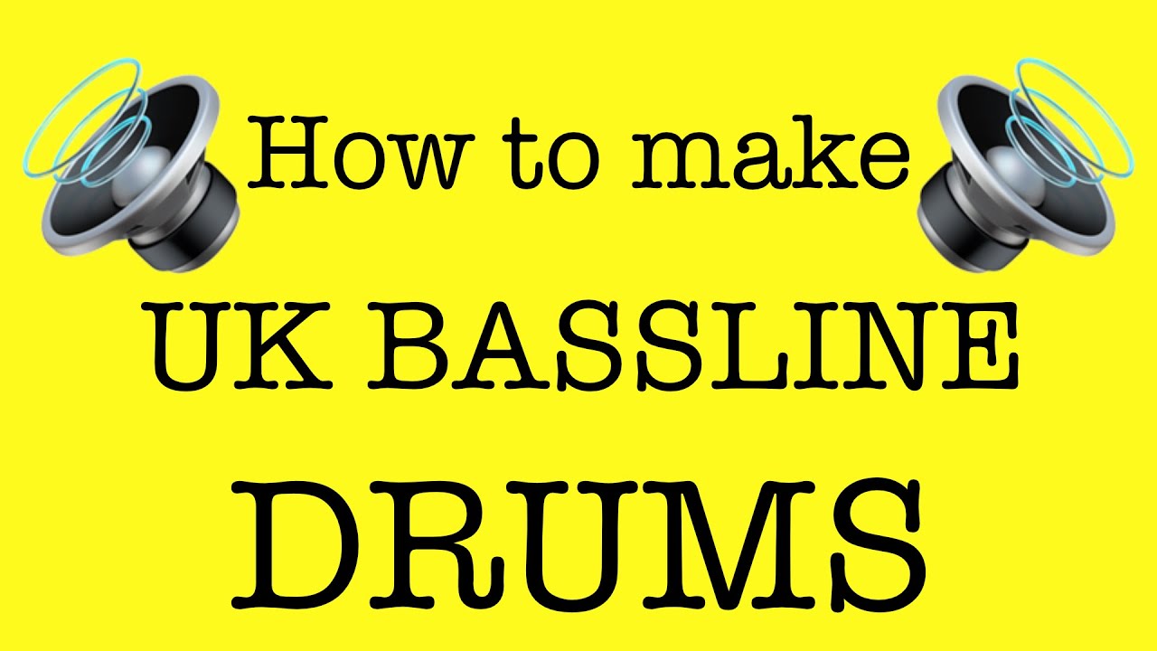 How to make UK Bassline Drums - YouTube