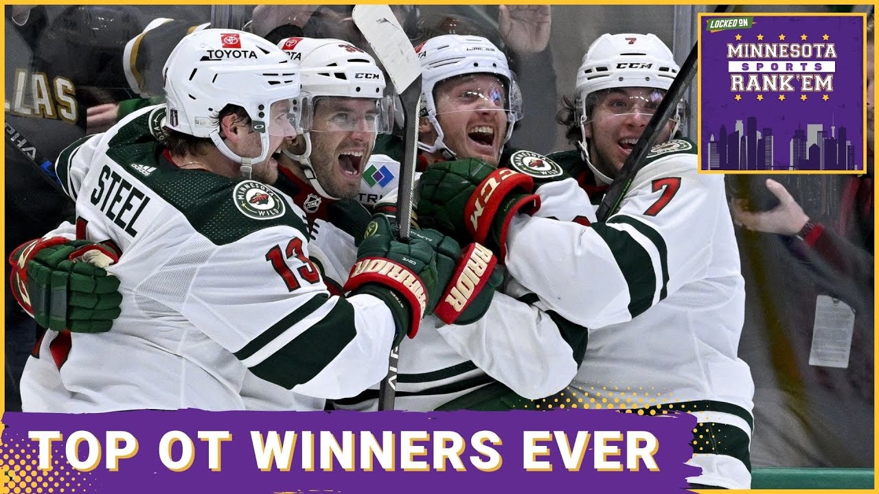THE TOP 5 Minnesota Wild OVERTIME GAME-WINNING GOALS | Minnesota Sports ...
