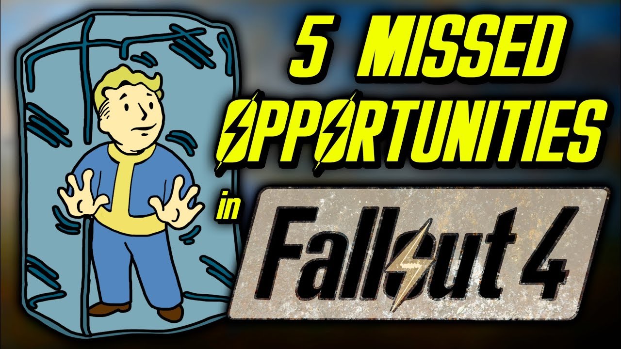 5 Missed Opportunities in Fallout 4 - YouTube