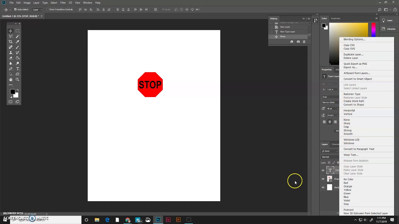 Photoshop Lesson 8 - Subtracting and Adding Shapes - YouTube