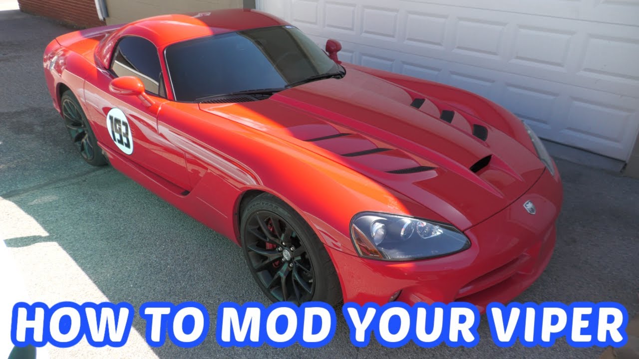 First 5 Mods To Your Dodge Viper - YouTube