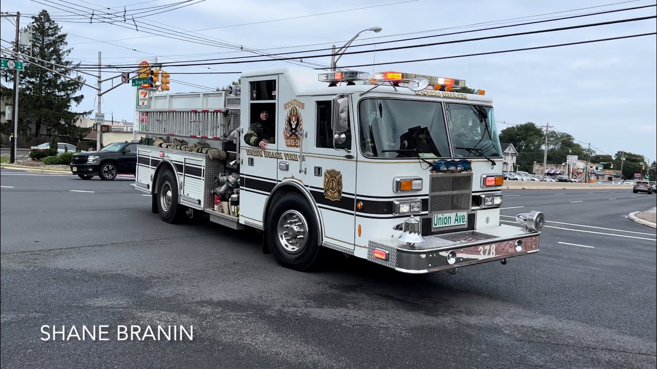 Union Beach Fire Department Engine 65-3-78 Responding 9/30/23 - YouTube