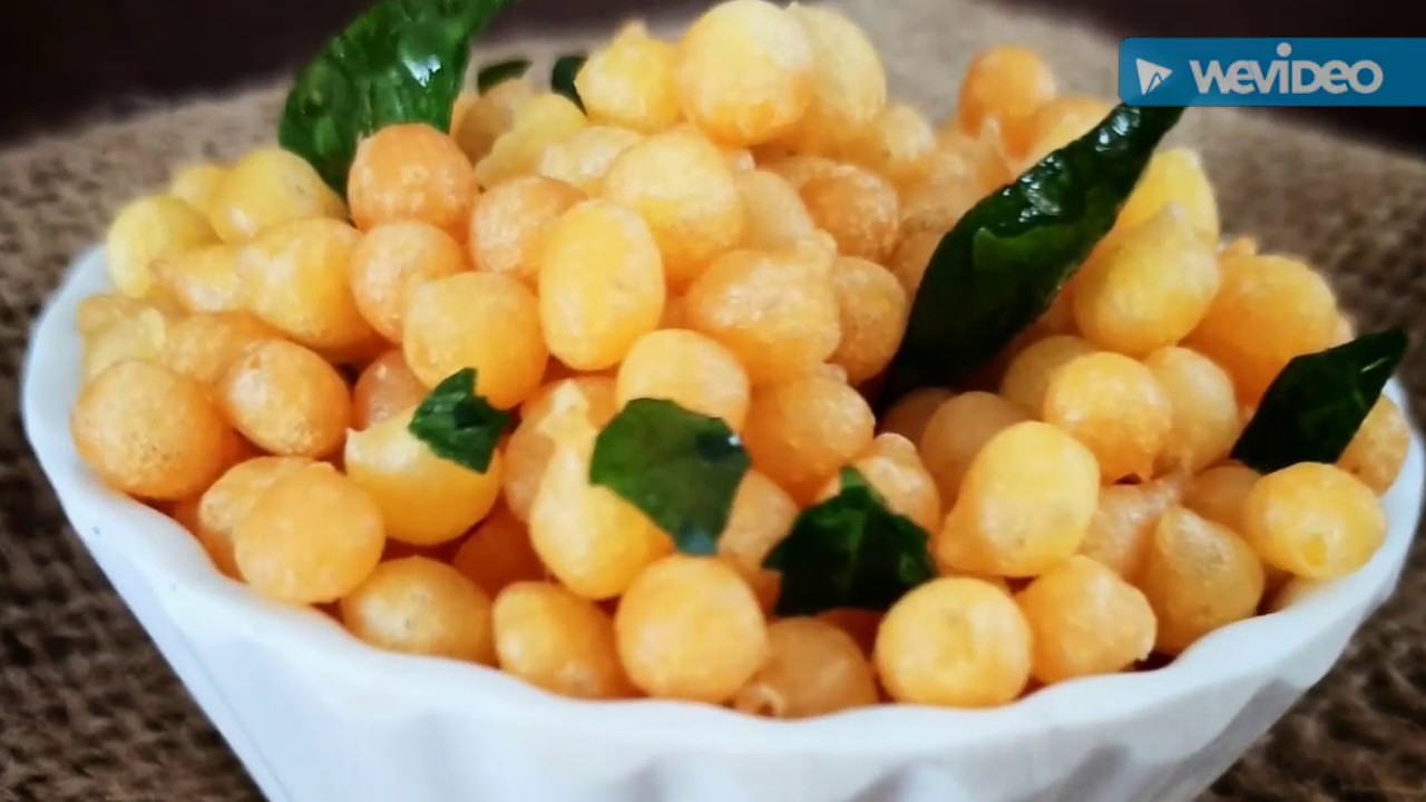 Namkeen boondi /How to make salted boondi / Boondi recipe - YouTube