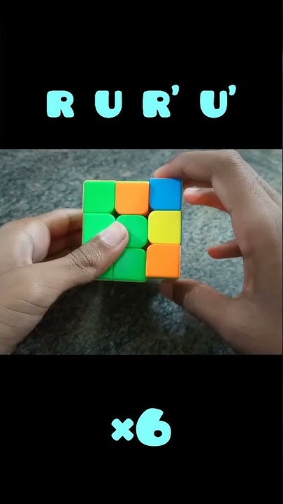 Rubik's cube right algorithm @zerobrine000 - YouTube