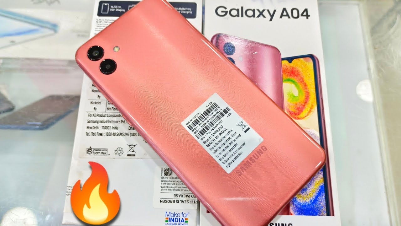 Samsung Galaxy A04 Unboxing, First Impression !! 🔥Samsung Galaxy A04 ...