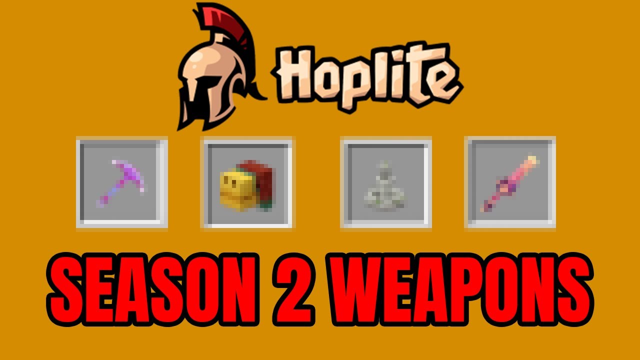 I ranked MORE of HOPLITE'S LEGENDARY WEAPONS! - YouTube