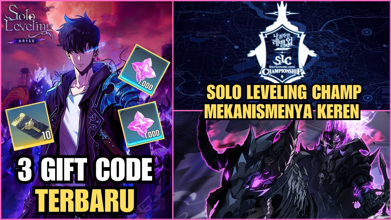 3 Gift Code Terbaru & Mekanisme Championshipnya Bagus - Solo Leveling ...