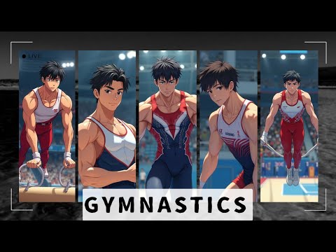Anime Gymnastics Lookbook | AI Art | AI Body Physique - YouTube