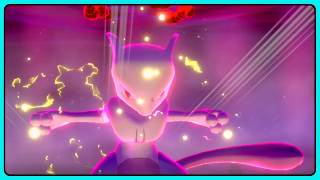 MEWTWO RAID DYNAMAX POKÉMON ÉPÉE BOUCLIER - YouTube