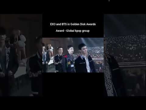 EXO and BTS most Chaotic interaction - GDA 2016