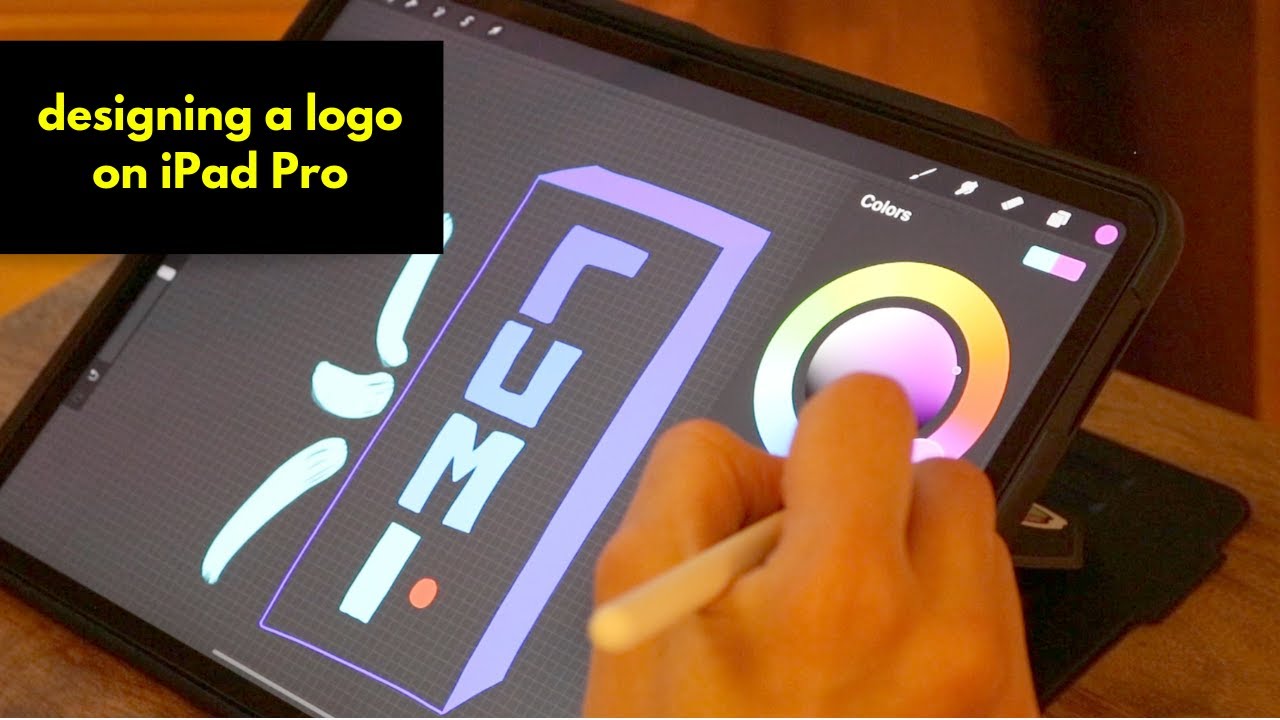 Making A Logo On IPad The Super Beginner YouTube Making A Logo On IPad The Super Beginner YouTube