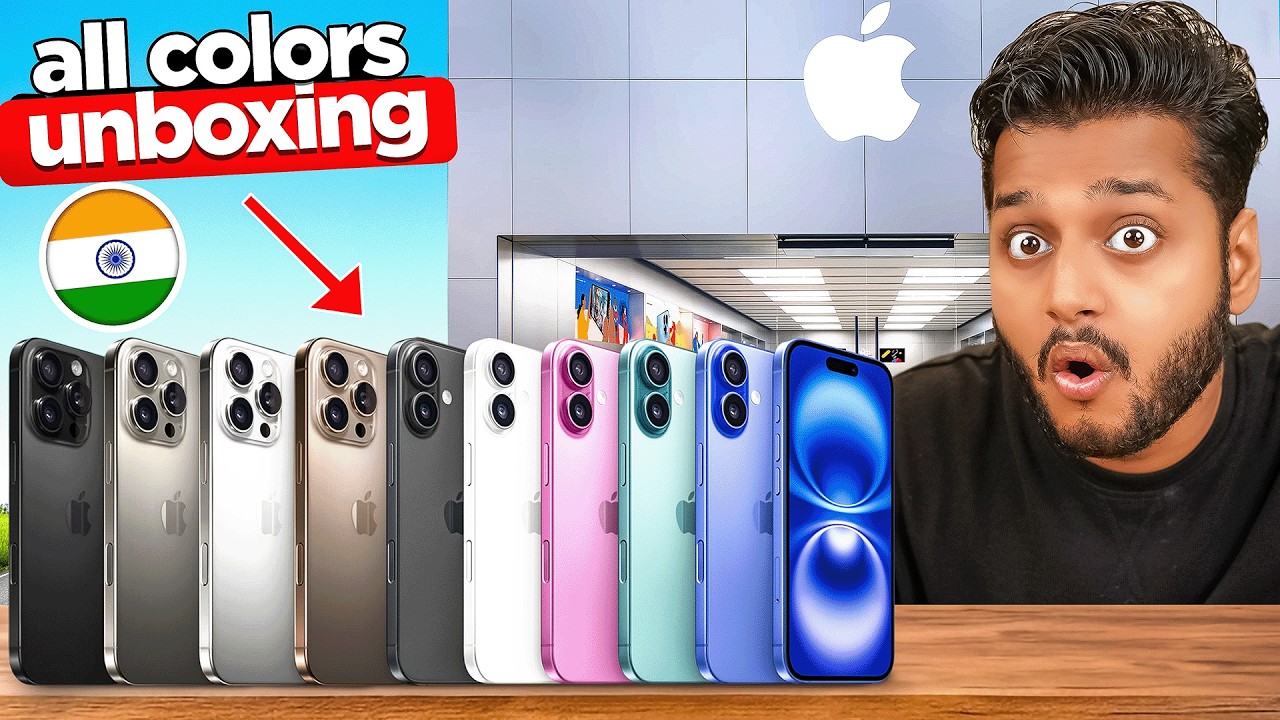 Unboxing Every iPhone 16 / 16 Pro All Colors : What's Your Favorite ...