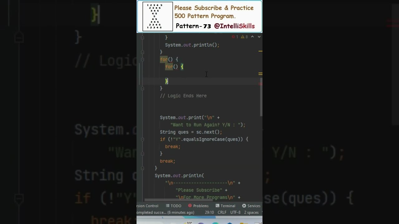 Diamond Pattern In Java Diamond Number Pattern In Java shorts java Diamond Pattern In Java Diamond Number Pattern In Java shorts java
