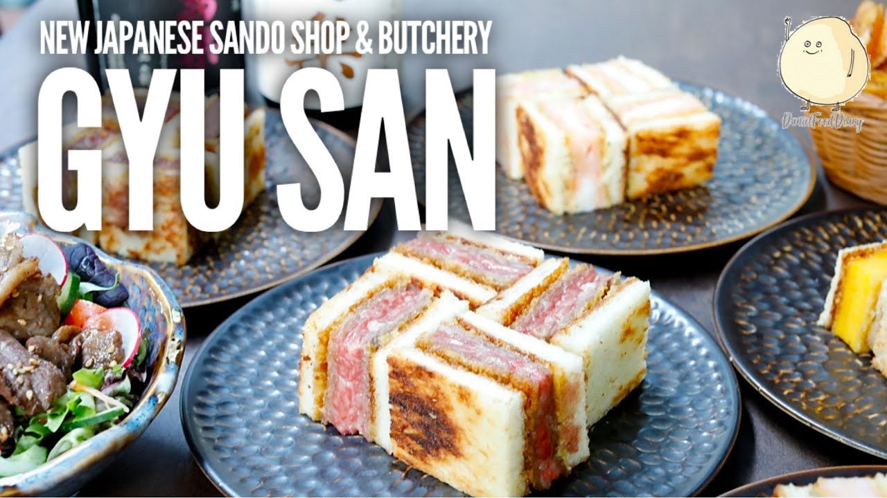 New Japanese Butchery & Sando Shop Gyu San Opens in Tanjong Pagar - YouTube