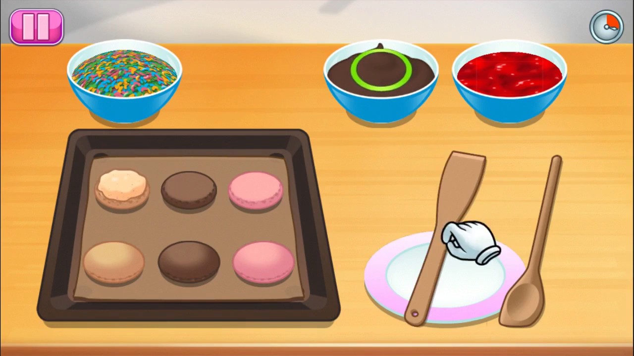 Sara's Cooking Class How To Play Macarons Game Cooking Games - YouTube
