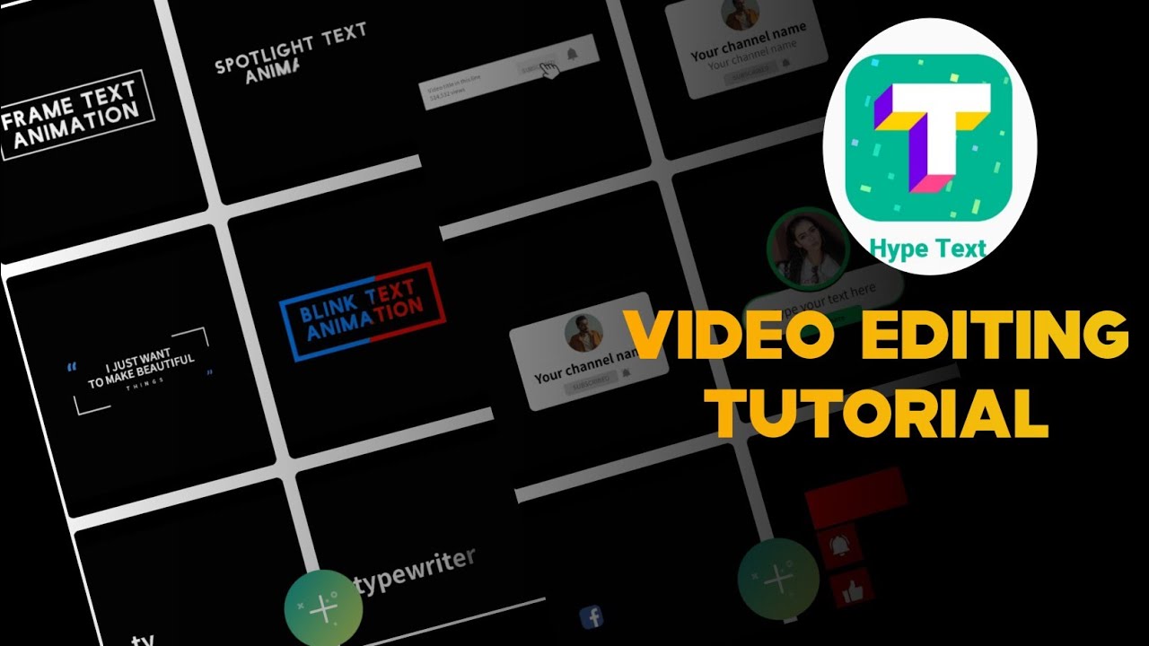 How to use Hype Text app — Hype Text video Tutorial - YouTube