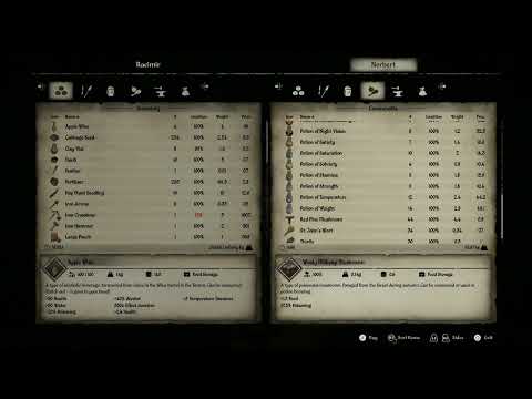 Medieval Dynasty - get 12 status effects trophy