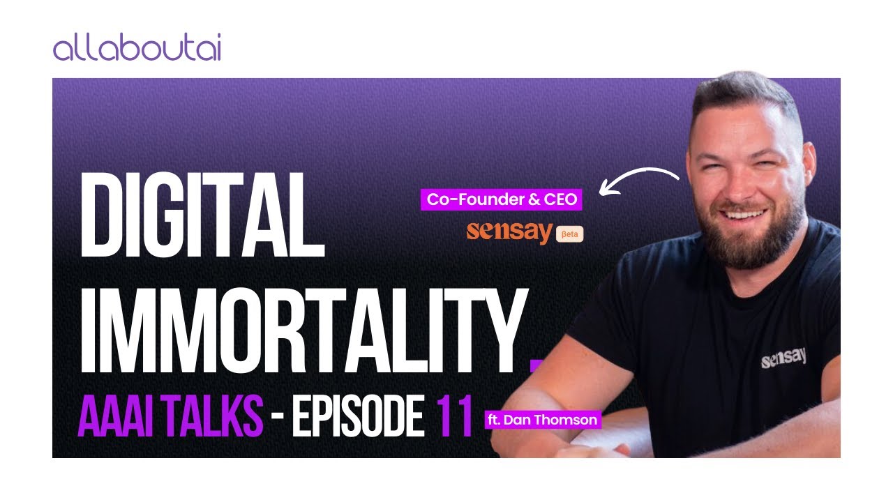 AllAboutAI talks with AI Expert Dan Thomson - CEO & Founder, Sensay ...
