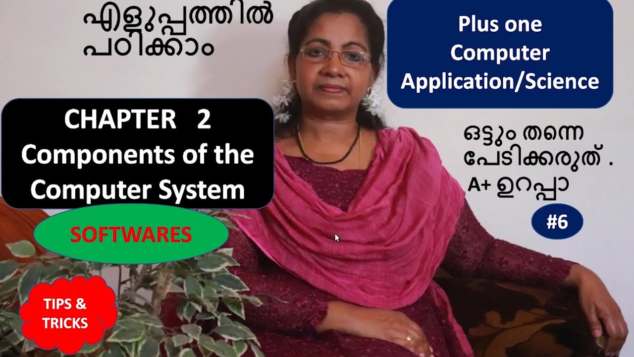 System Software | Components of the Computer System - Part 6 | PLUS ONE ...