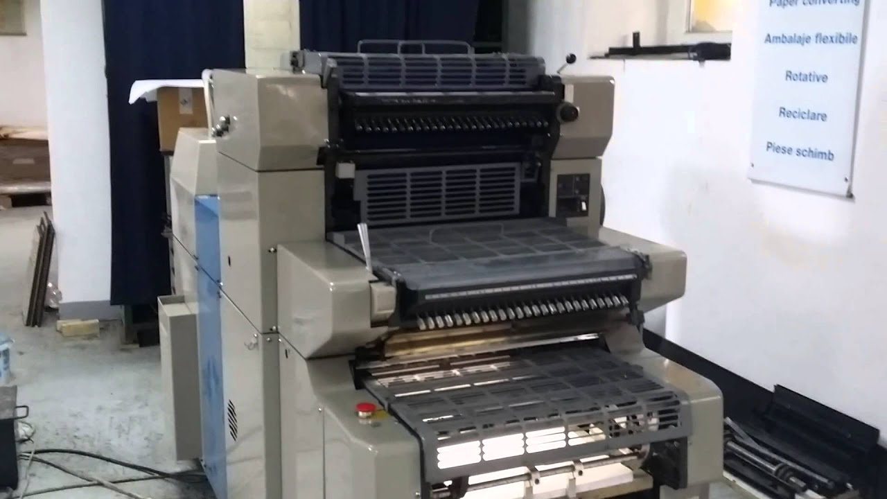 Masina de tipar Ryobi 500 K NP - YouTube