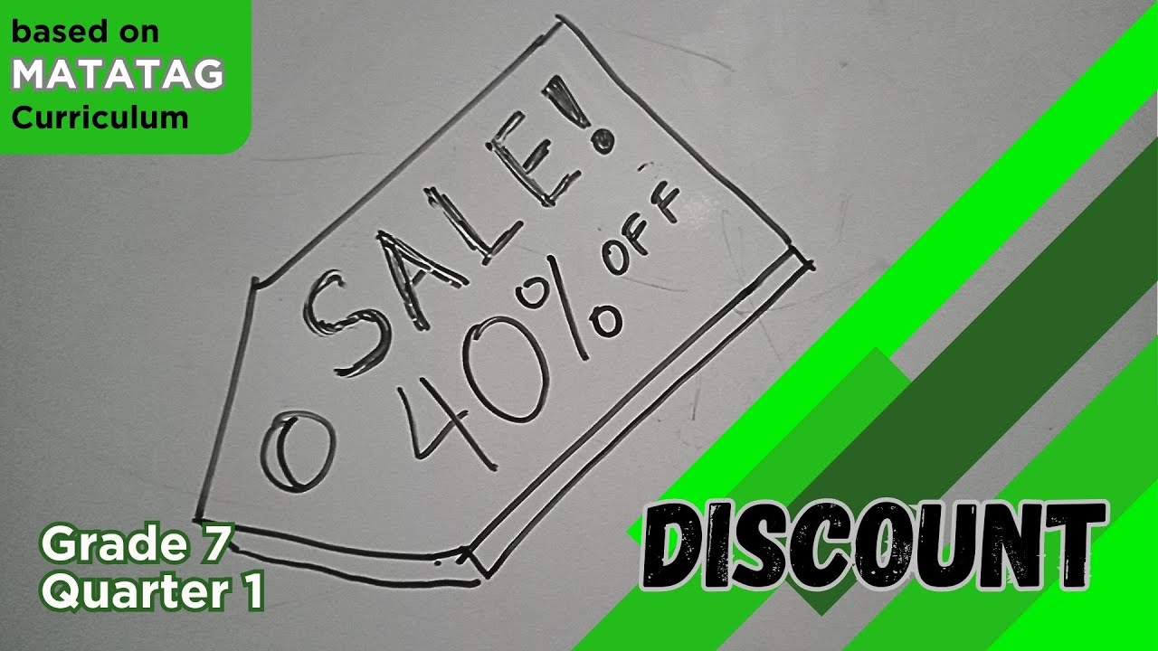 Discount | Grade 7 MATATAG Curriculum - YouTube