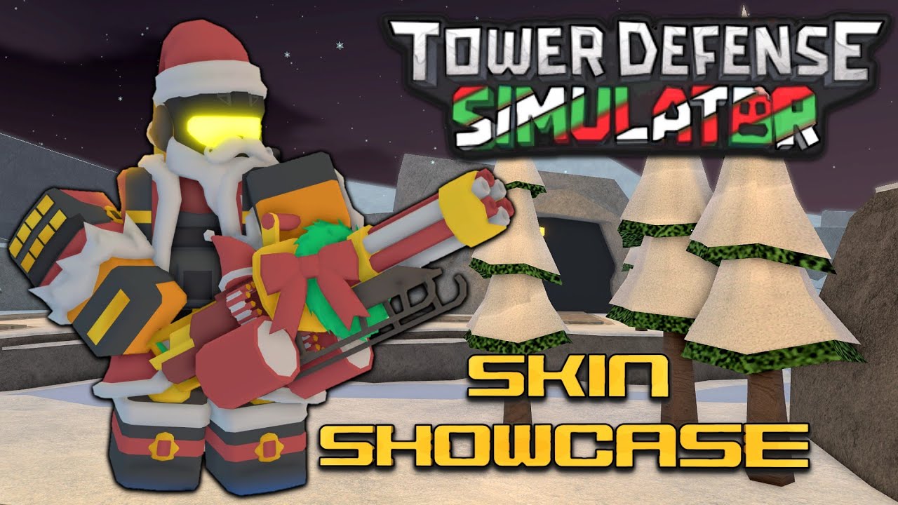new Holiday Minigunner tds roblox, xmas skins tds, xmas Minigunner tds ...