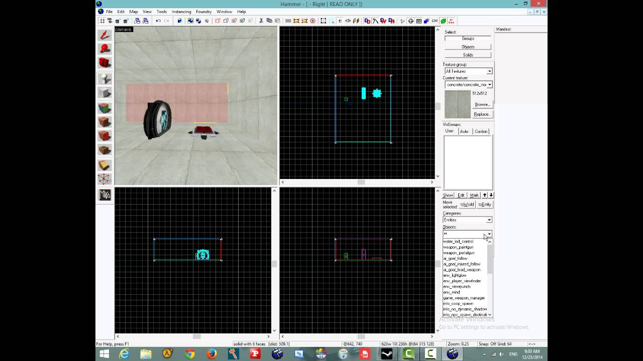 Tutorial How To Make Door And Open It With Button Portal 2 Map Creator ...