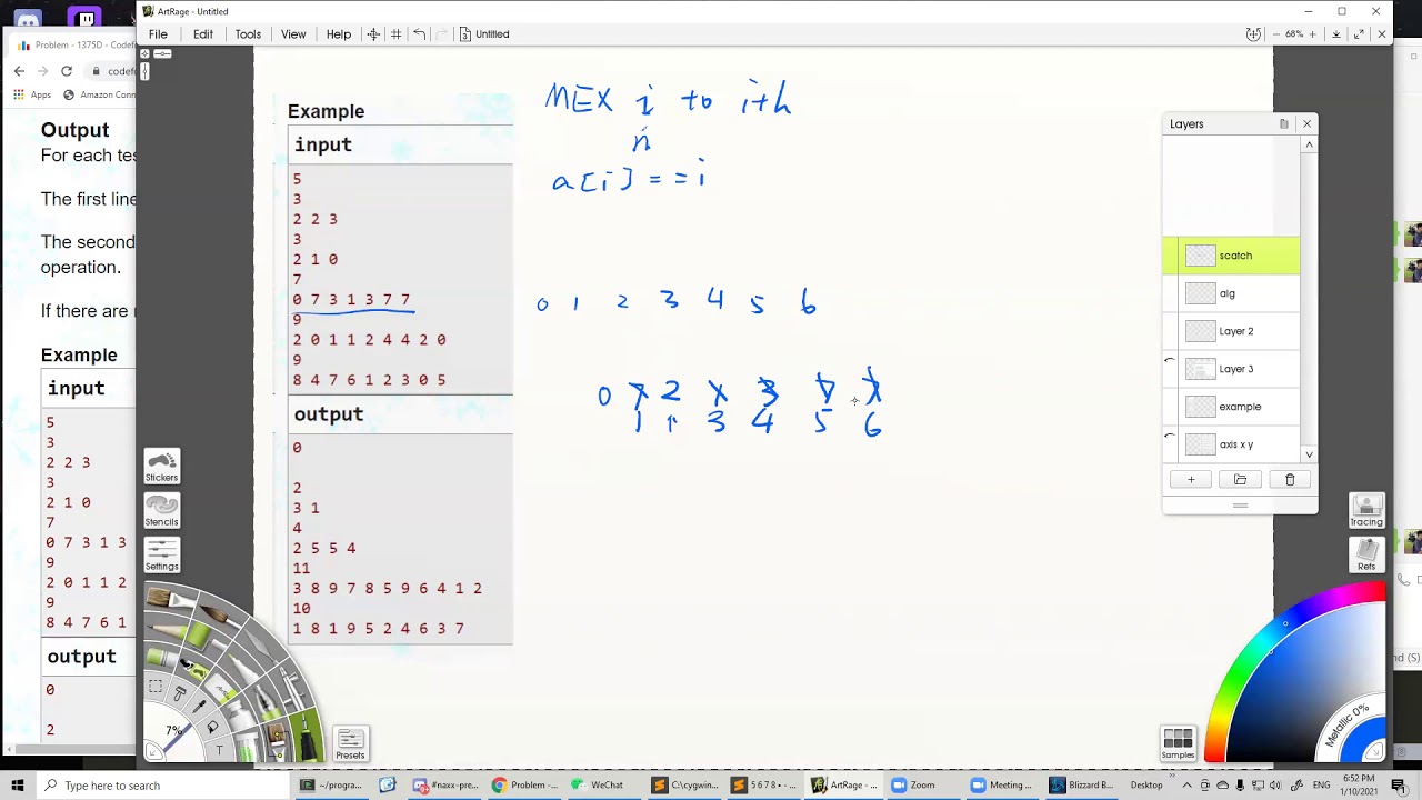 Codeforce D Replace By Mex 1900 Youtube