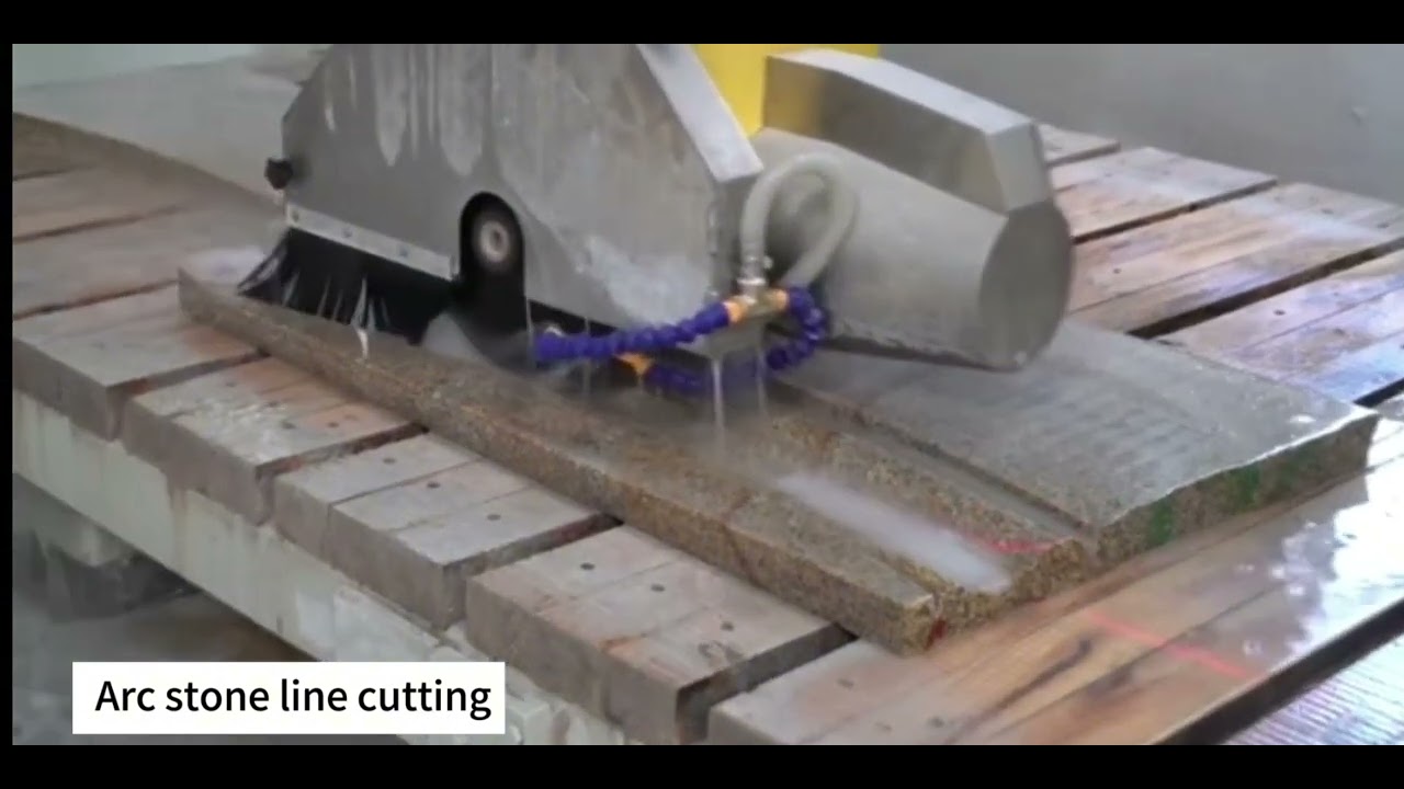 5 AXIS CNC Bridge Saw AKNC-5A01 - YouTube