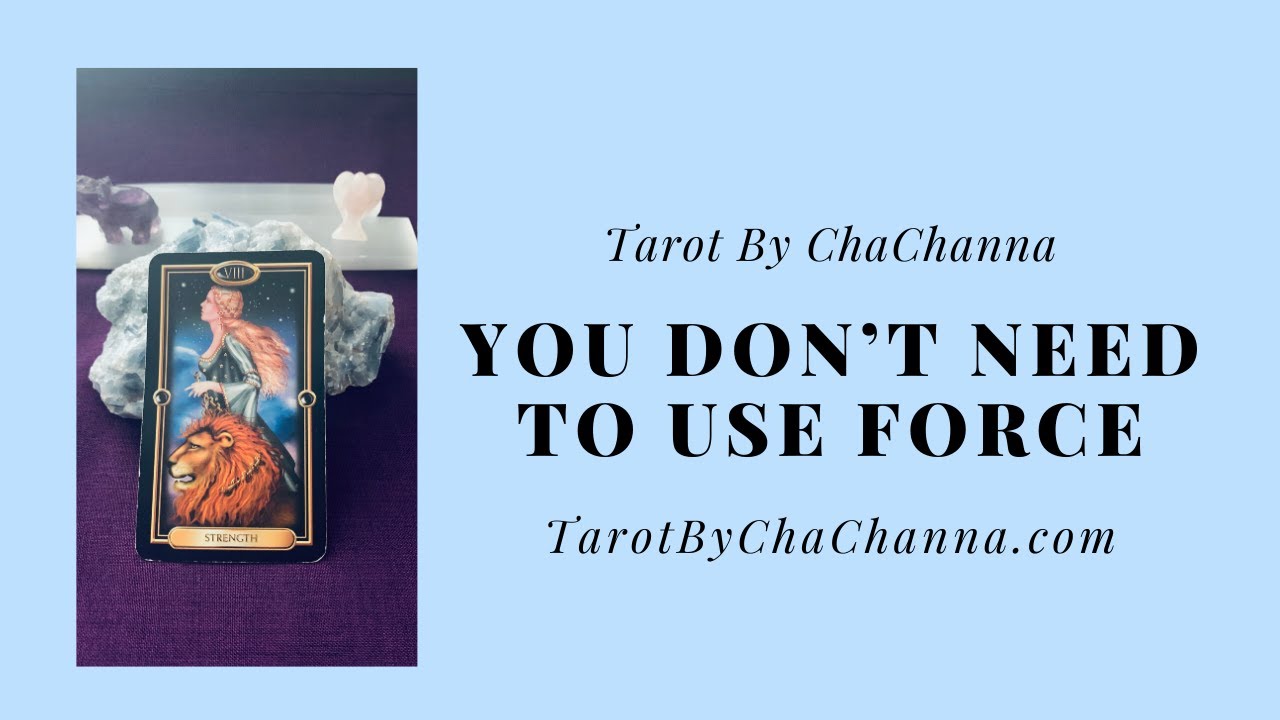 You don't need to use force - YouTube