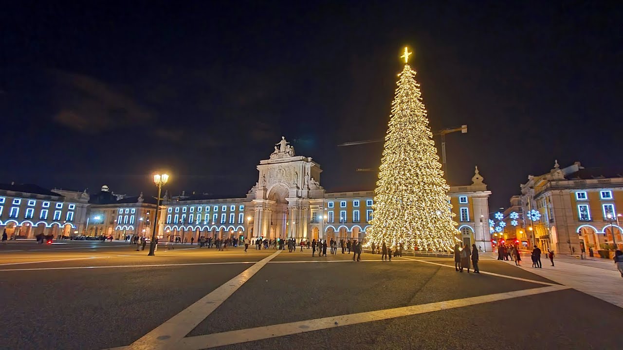 Lisboa - Iluminações de Natal (Christmas Lights) - YouTube