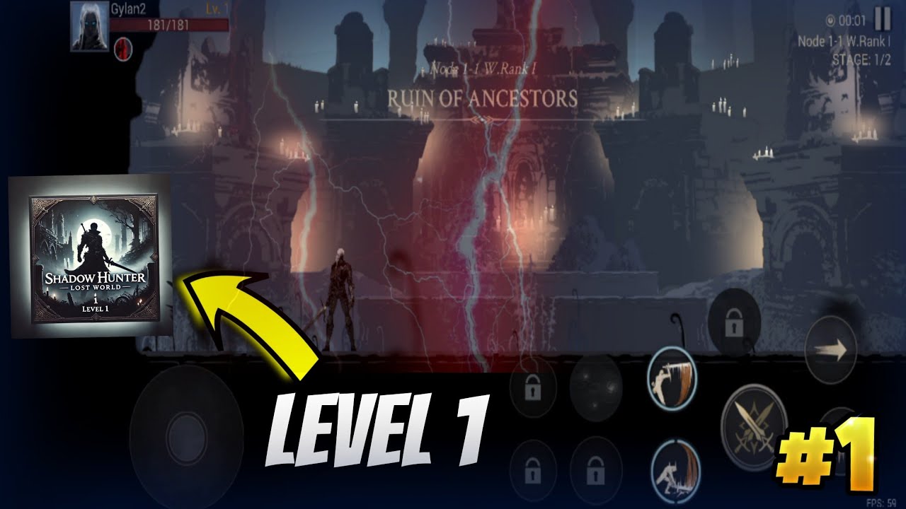 Shadow Hunter: Lost World | Level 1 | A×A Gaming - YouTube