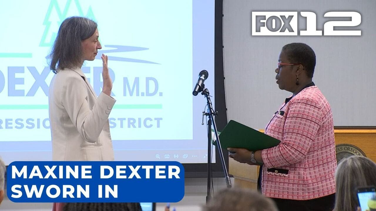 Oregon Congresswoman Maxine Dexter officially sworn in - YouTube