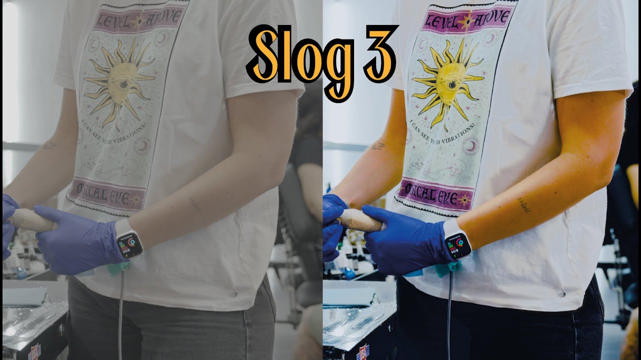 Usando SLOG 3 para corrección de color en SONY a7IV - YouTube