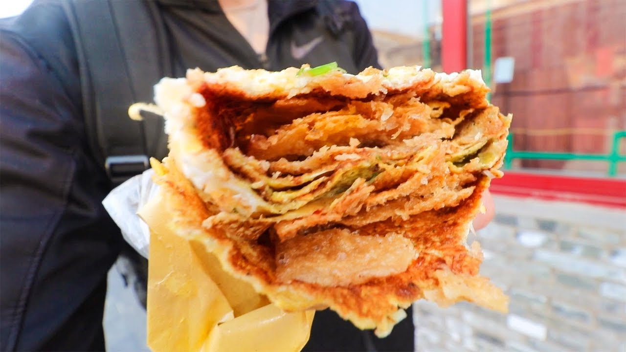 BEIJING BREAKFAST - The ALMIGHTY JIANBING + The SMELLIEST Breakfast in ...