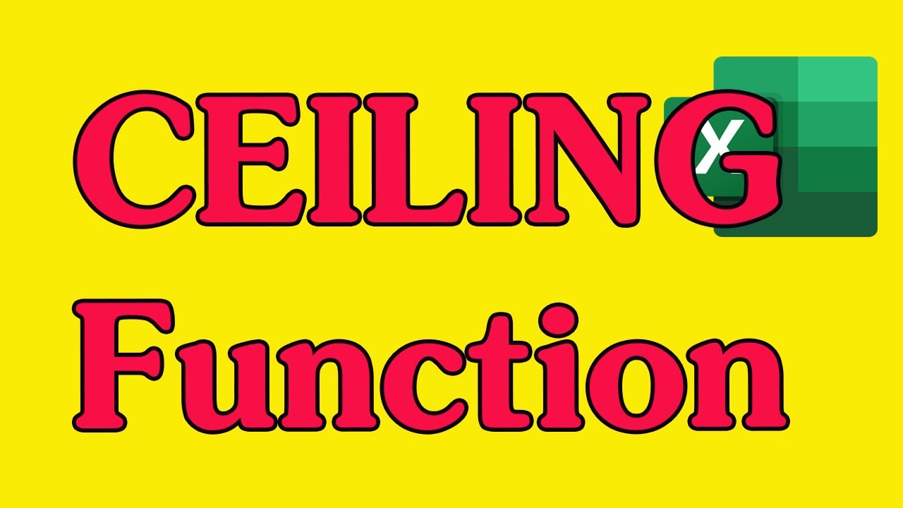 How to Use the CEILING Function in Excel - YouTube